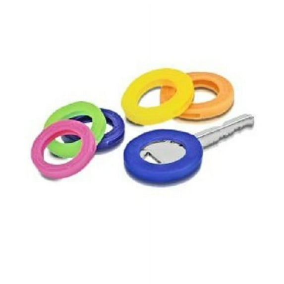 Color Coded Key ID Cover Indicator Rings Asst. Sizes Lot of 12 ...