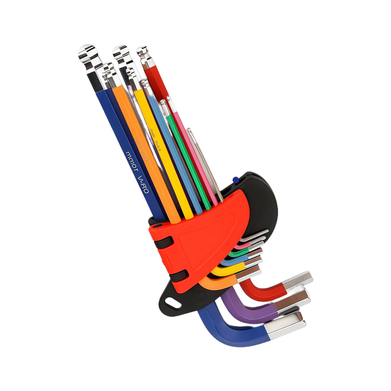 Color Coded Key Spanner Set Antislip Angled Tip Design Multipurpose Hardware Tool Suitable For ...