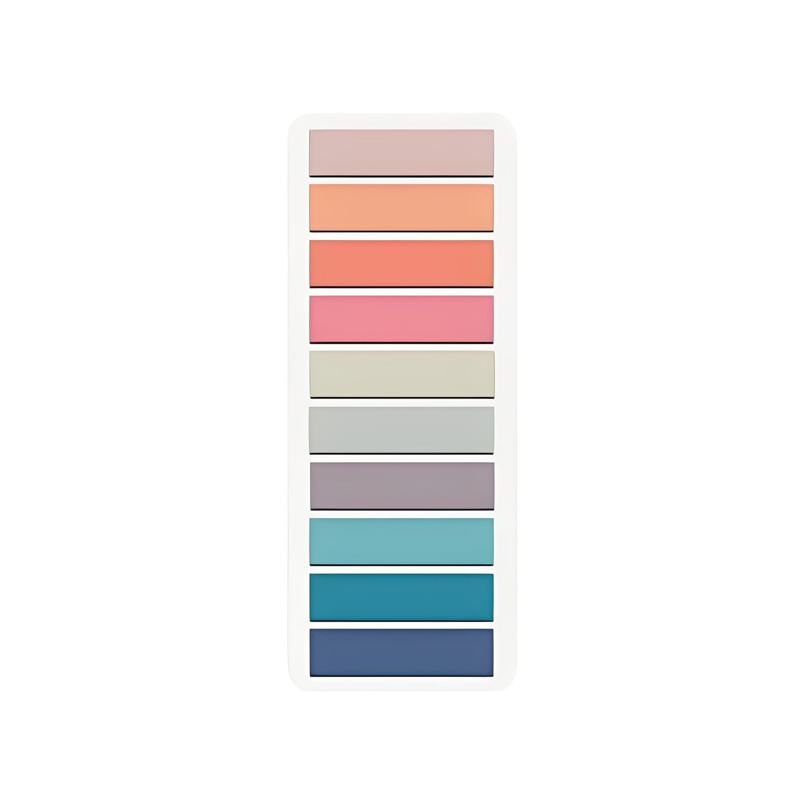 Color Coded Translucent Page Tabs And Sticky Note Flags For Book ...