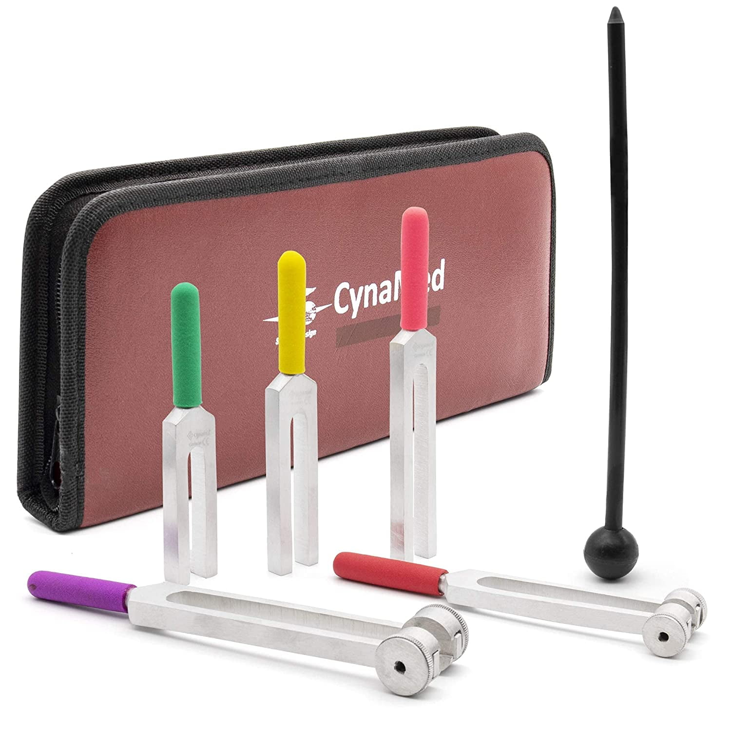 Color-Coded Tuning Fork, Crystal Tuning Fork for Healing, Medical-Grade ...