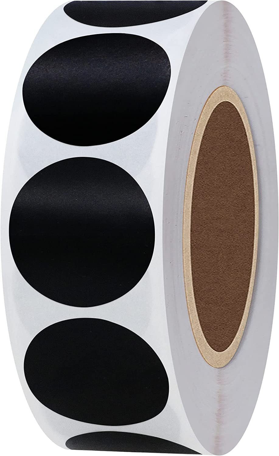 Color Coding Dot Labels 1" Round Natural Paper Stickers Adhesive Label ...