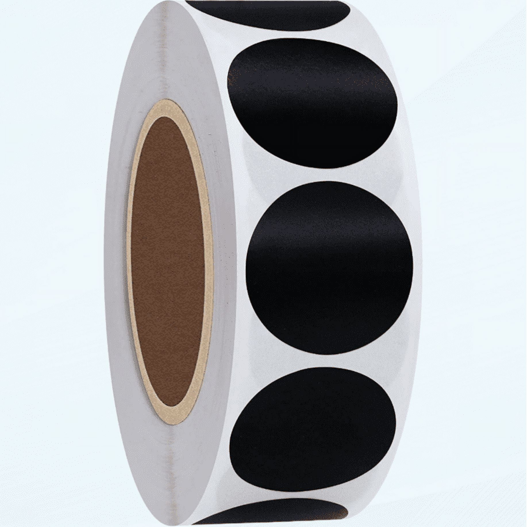 Color Coding Dot Labels 1" Round Natural Paper Stickers Adhesive Label ...