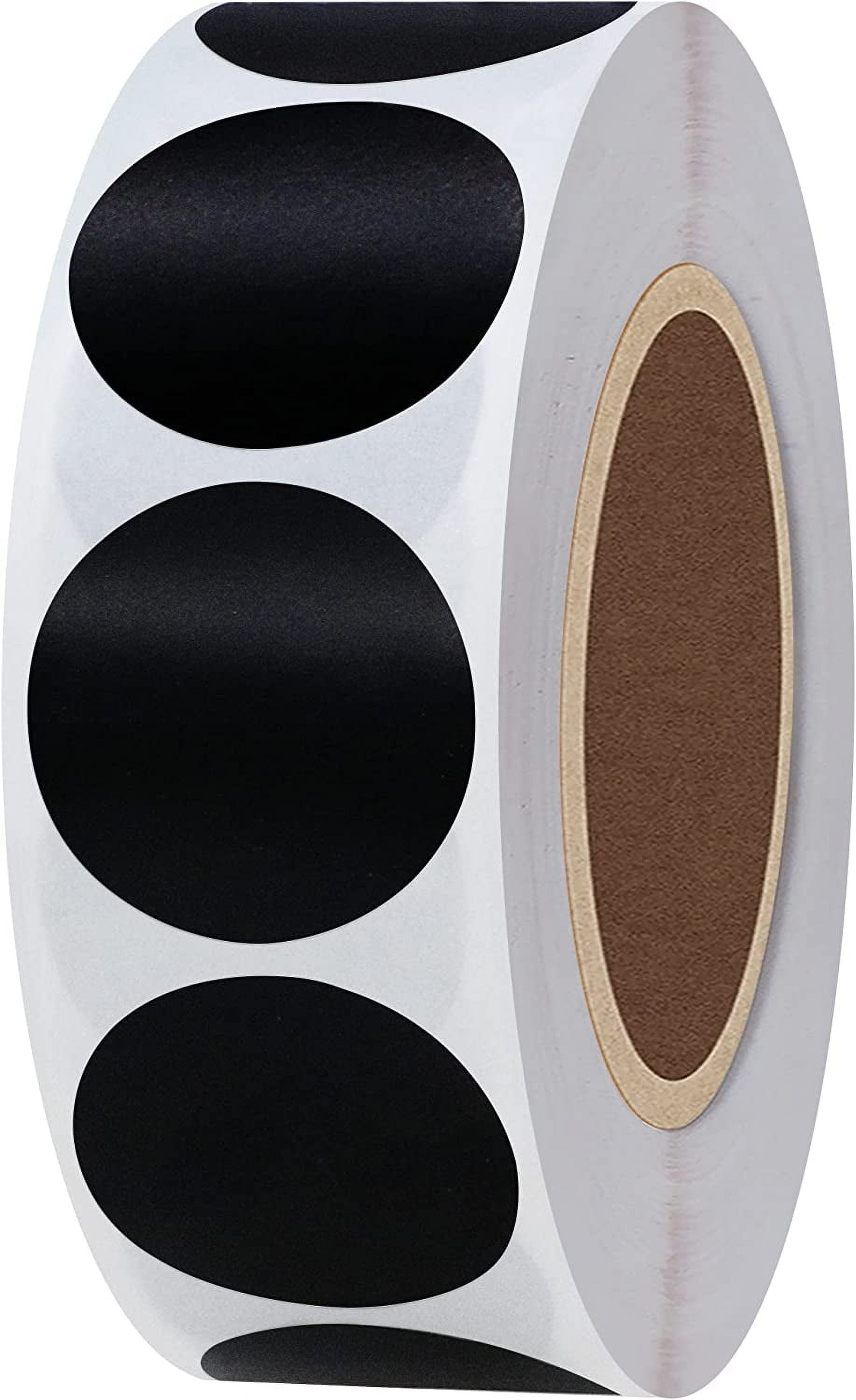 Color Coding Dot Labels 1" Round Natural Paper Stickers Adhesive Label ...