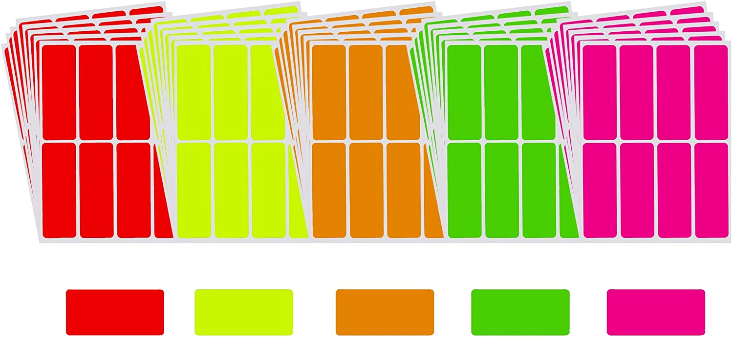 Colorful Plain Name Tag Labels Coloured Sticky Clothing Border Name Tag ...