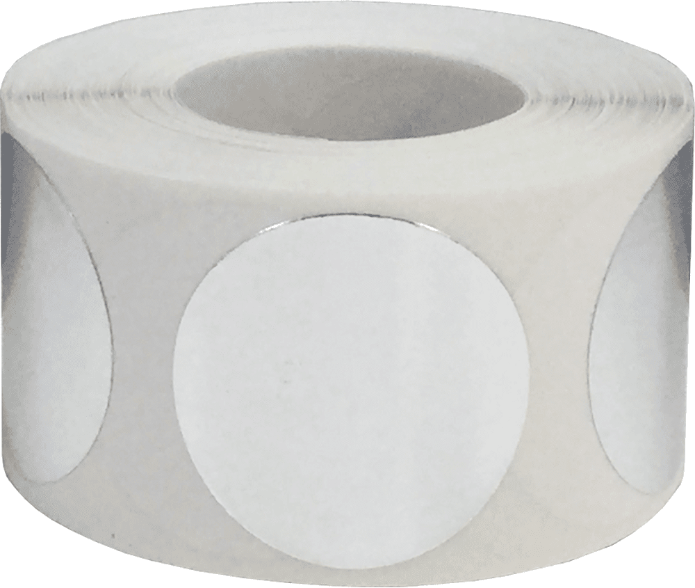 Color Coding Labels Metallic Silver Round Circle Dots 1 1/4 Inch 500 ...