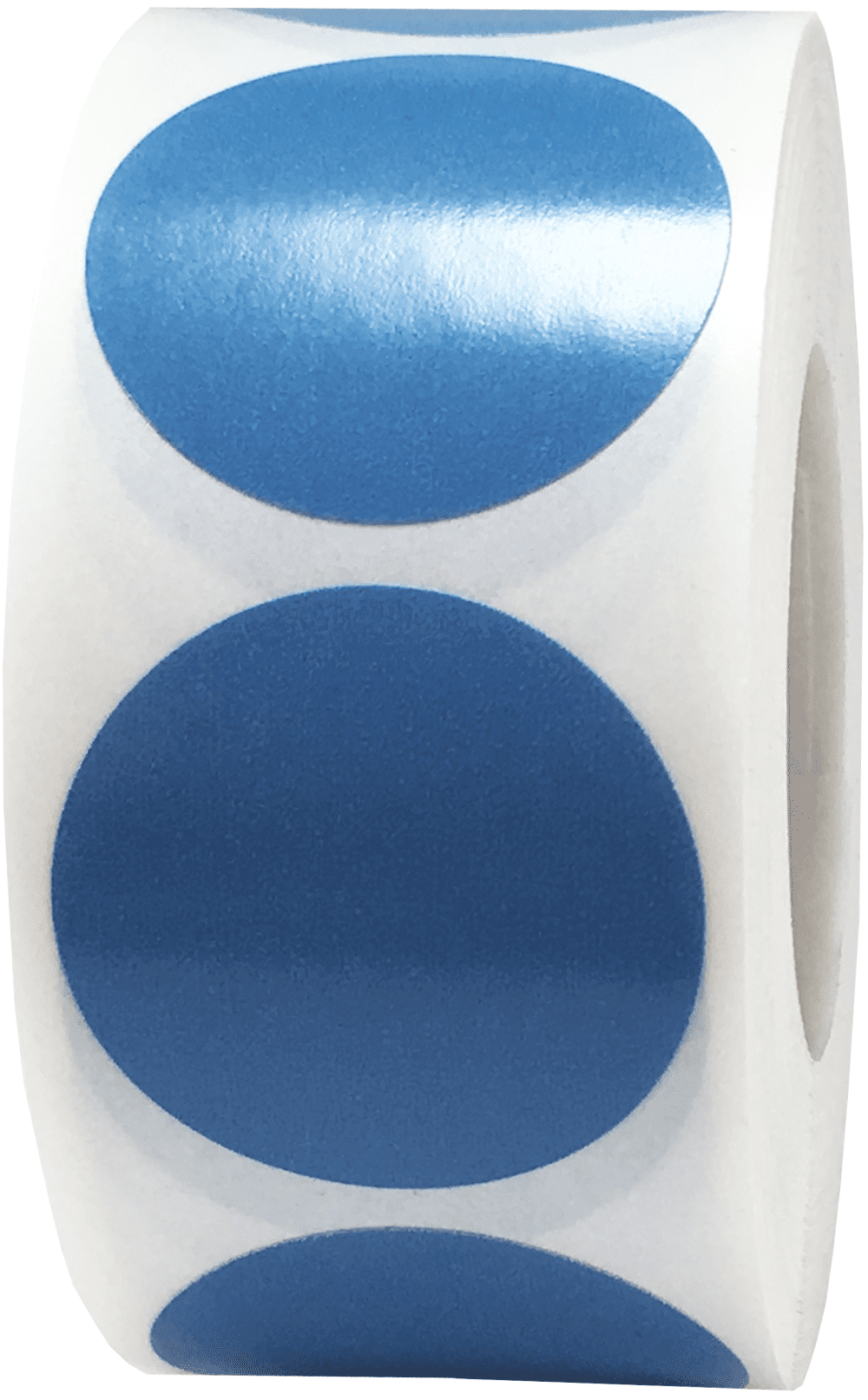Color Coding Labels Steel Blue Round Circle Dots Inch 500 Total ...