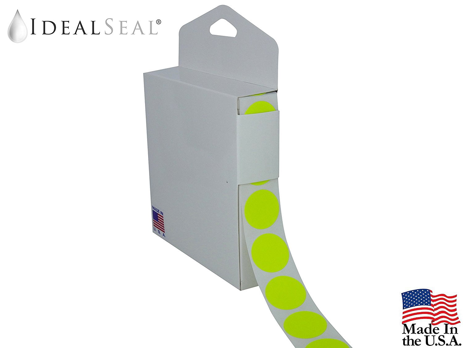 Color Coding Labels Super Bright Neon Yellow Round Circle Dots (With ...