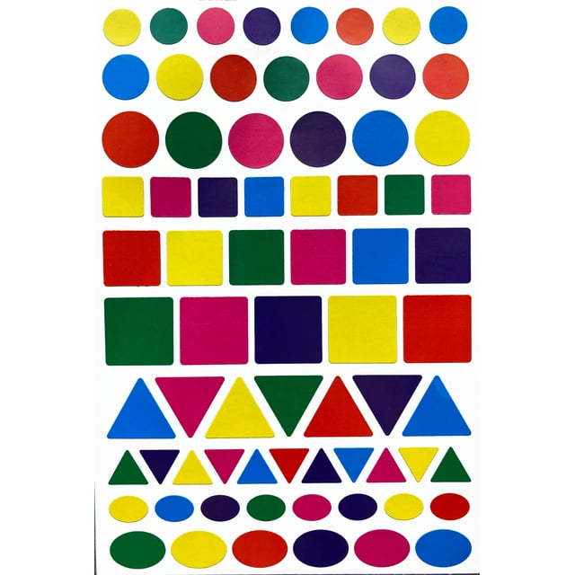 Color Coding Labels - Value pack Assorted shapes and sizes, 5 Colors ... Color Coding Labels - Value pack Assorted shapes and sizes, 5 Colors ...