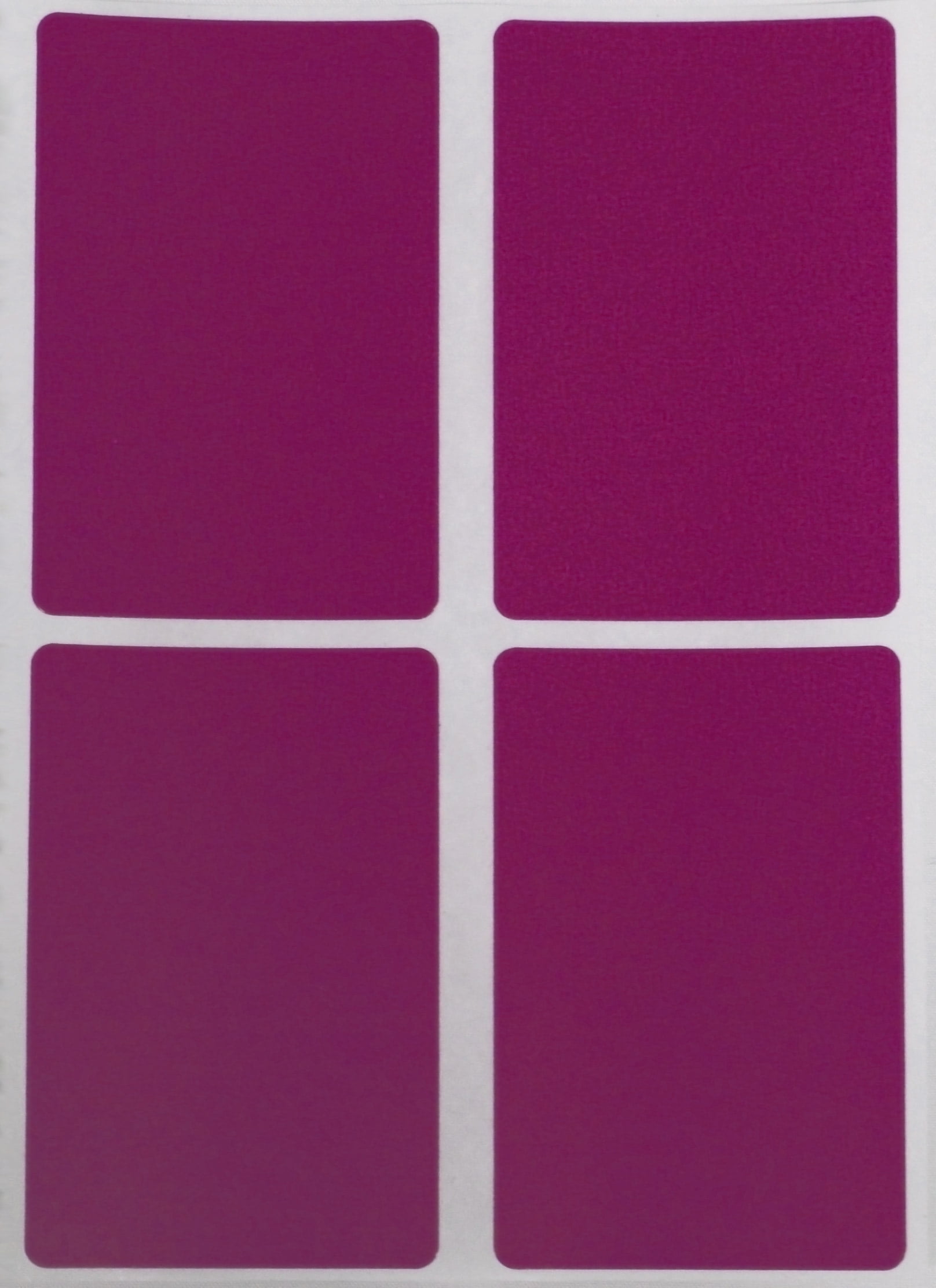 Name Tag Labels to Write on 3 X 2 inches, Rectangular Purple Label ...