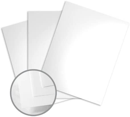 Color Copy Gloss Pure White Card Stock - 17 x 11 in 80 lb Cover Glossy ...