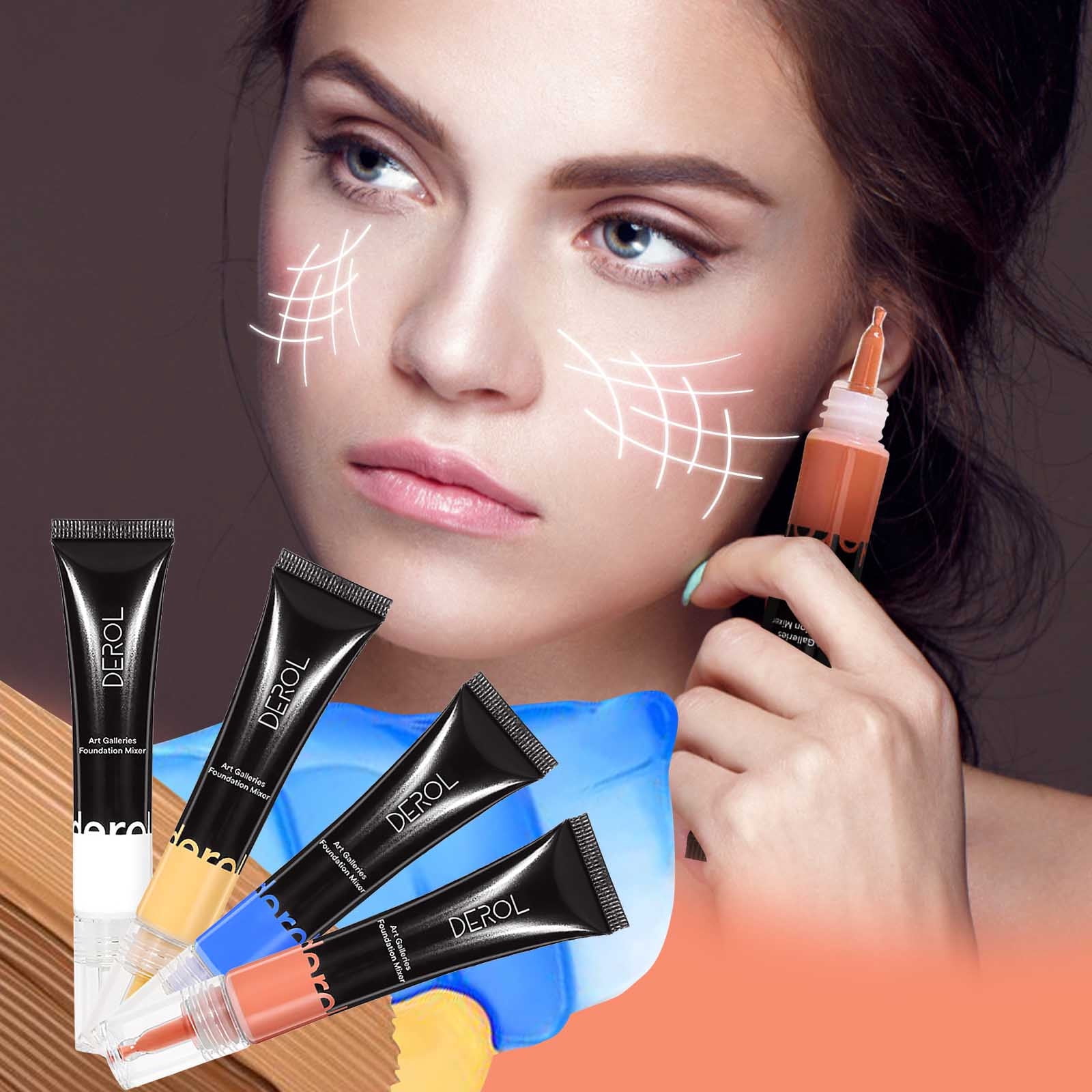 Color Correcting Foundation, Spot Concealer Gel, Acne Mark Cover, Long ...