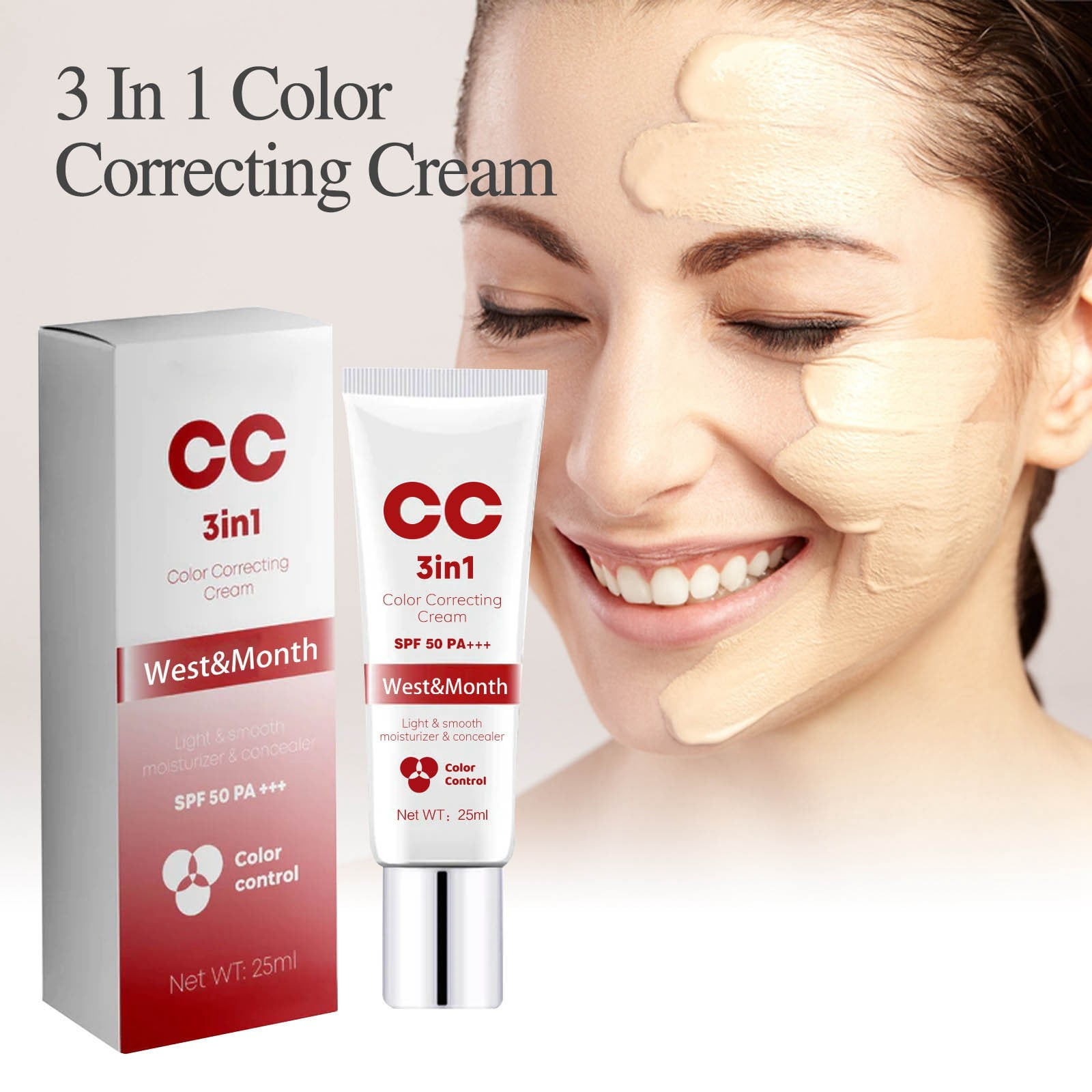 Color Correcting Makeup Face Foundation Concealer Lightweight Face ...