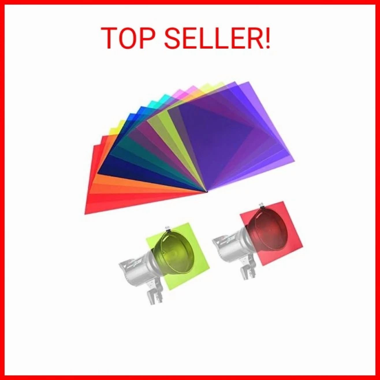 Color Correction Light Gel Filter Sheet Overlay Transparency Film 11 ...