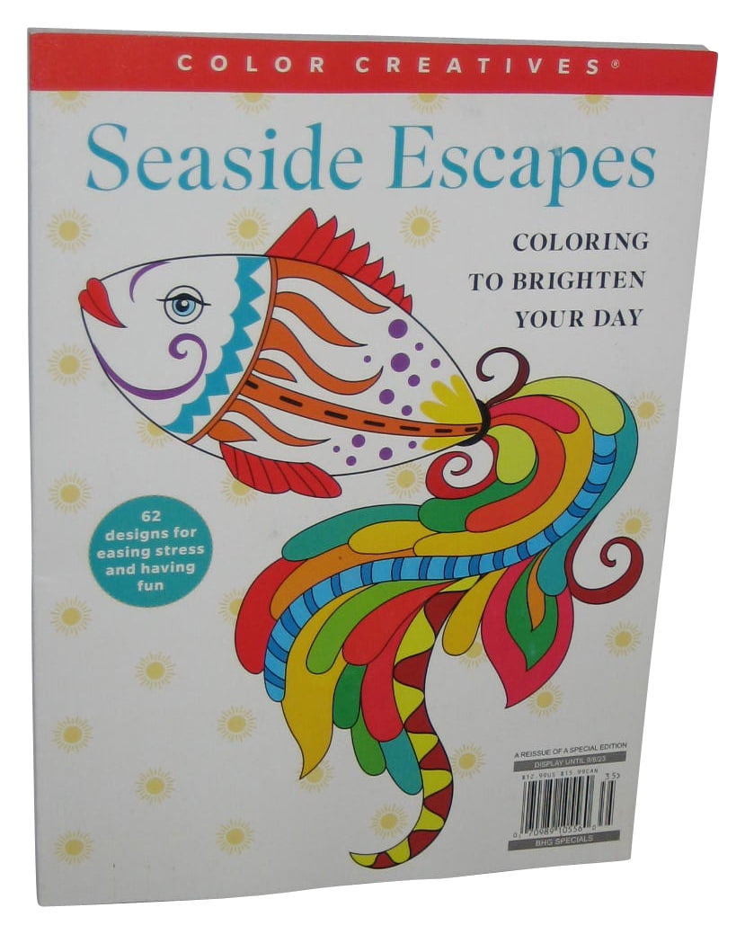 Color Creatives Seaside Escapes Coloring To Brighten Your Day 2023 ...