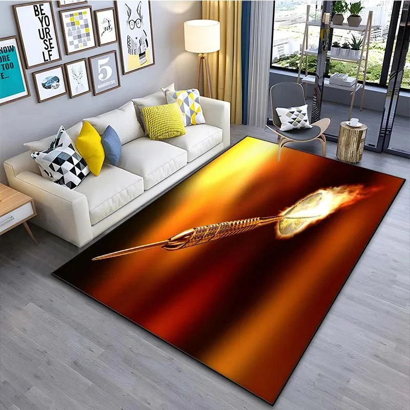 Color Dart Pattern Rug Puzzle Game Dartboard Carpets Living Room ...