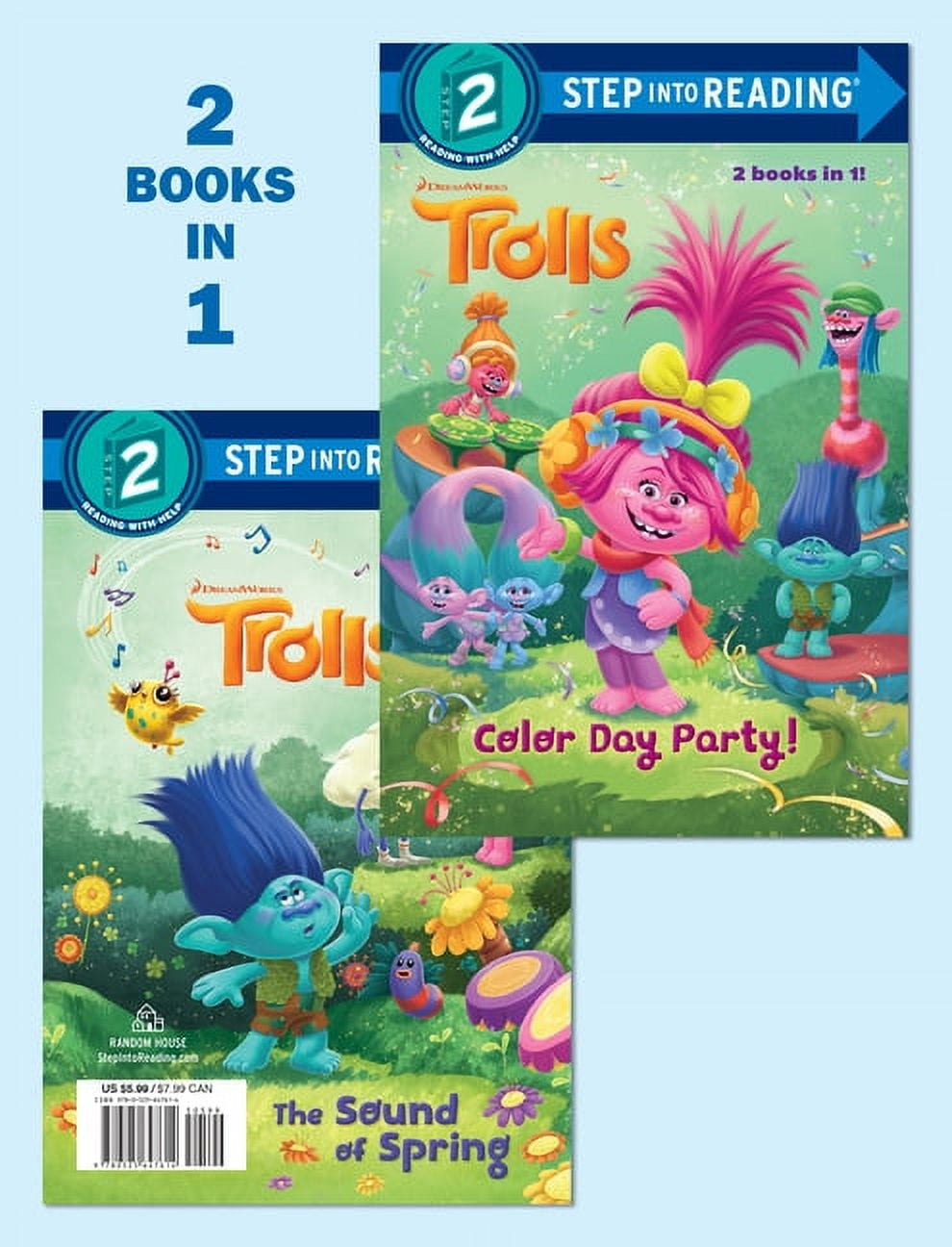 Color Day Party!/The Sound of Spring (DreamWorks Trolls) (Paperback ...