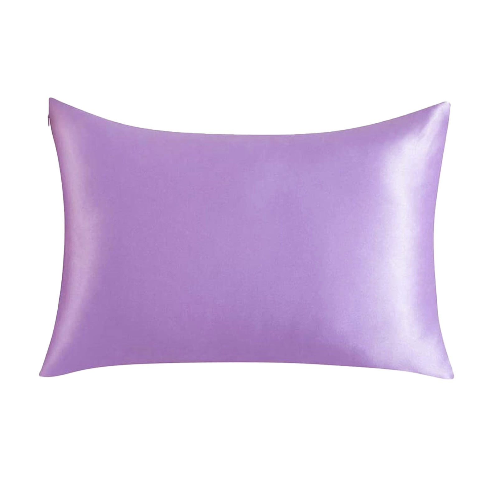 Color Ding Solid Color Simulation Silk Single Pillowcase Ice Silk ...