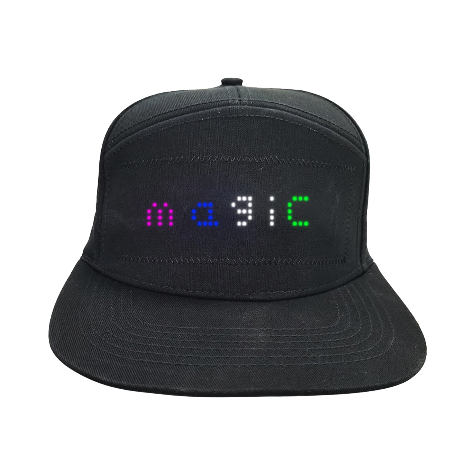 Color Display Hat Editing Tongue Hat Luminous Advertising Hat Camping ...