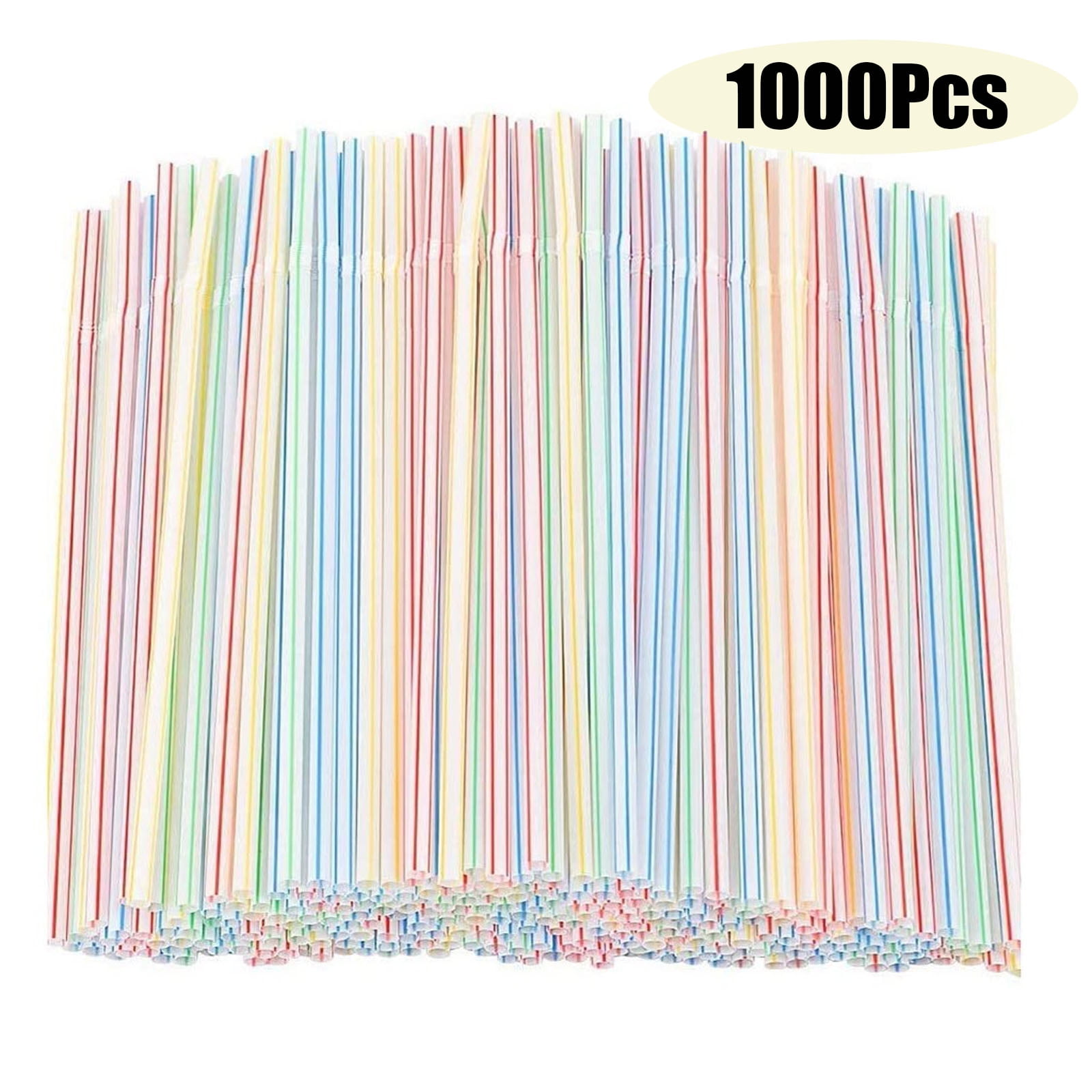 Color Disposable Plastic Straws Bent DIY Straws Milk Tea Drink Straws ...