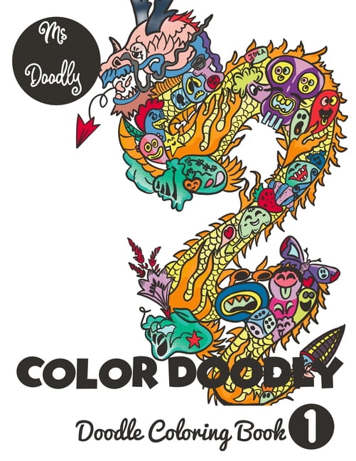 Color Doodly - Doodle Coloring Book - Volume - 1 (Paperback) by Anitha ...