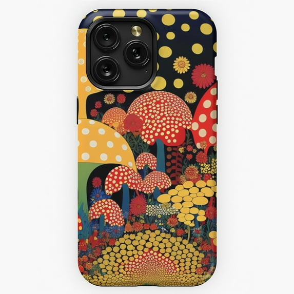 Color Dot Fungi Pattern Polka Garden Aesthetic iPhone Case 17 through ...