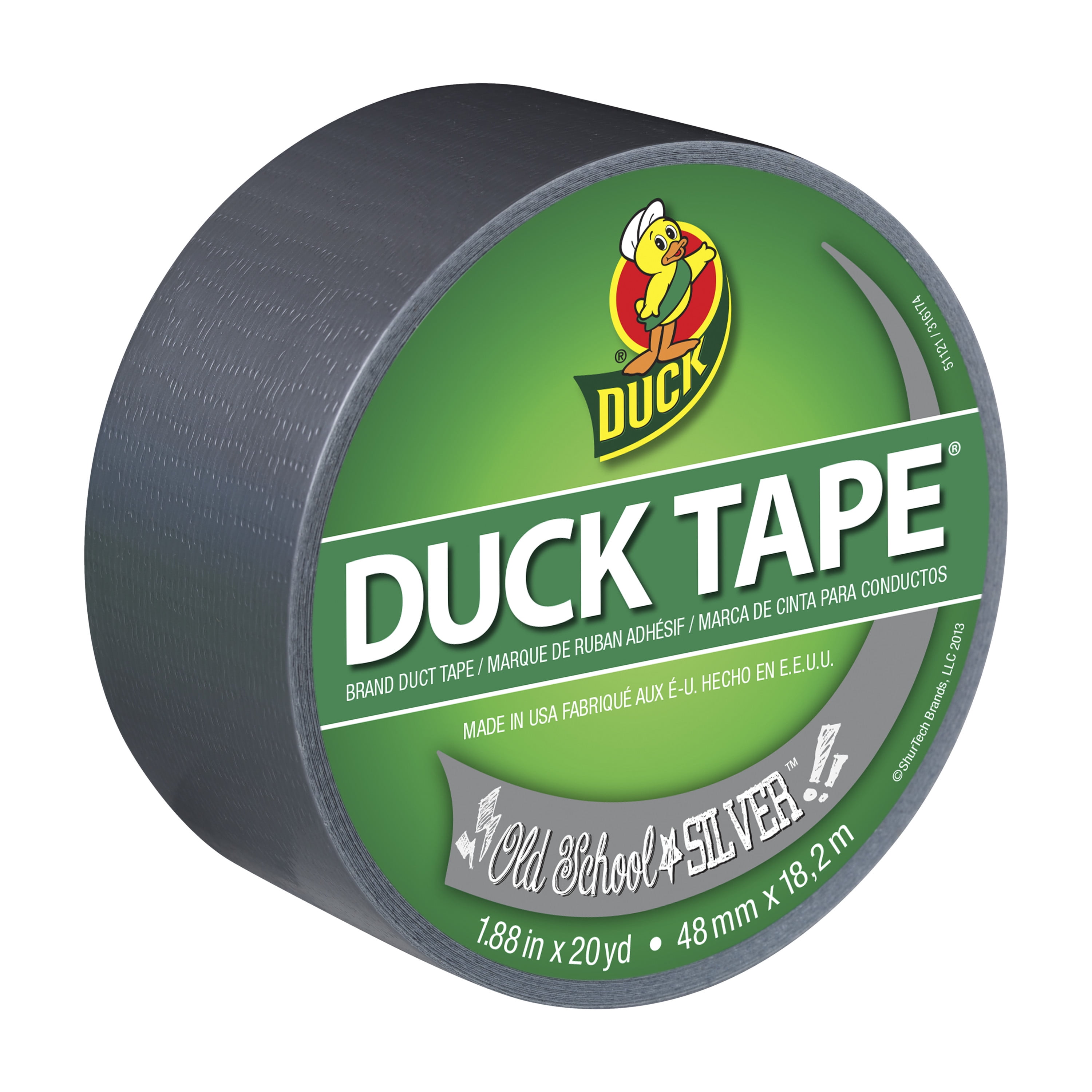 Duck Brand Silver Duct Tape 1.88 in. x 20 yd Heavy Duty Craft and ...