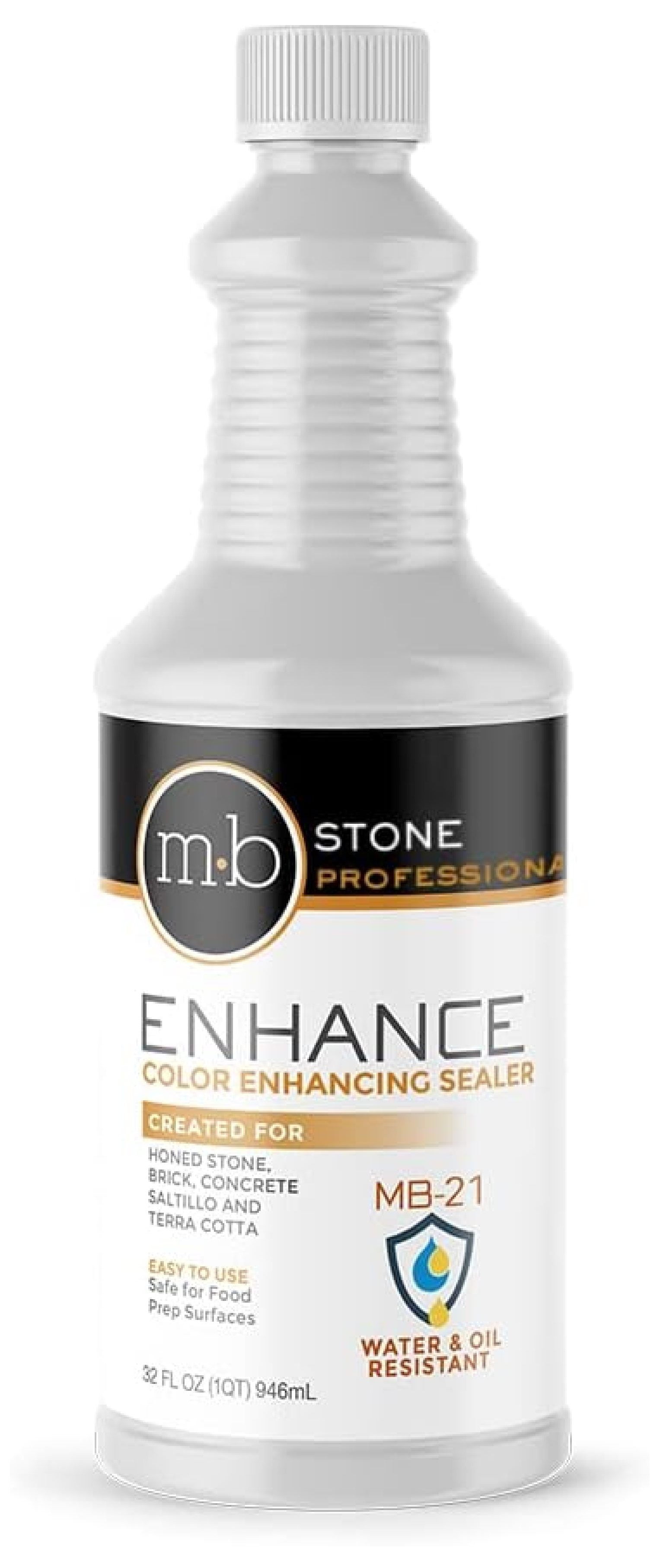 Color Enhancer Sealer (1 Quart / 32 fl oz) (Concrete, Granite, Marble ...