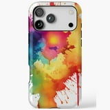 Color Explosion Drops Bright Abstract Art Phone Case Compatible iPhone ...