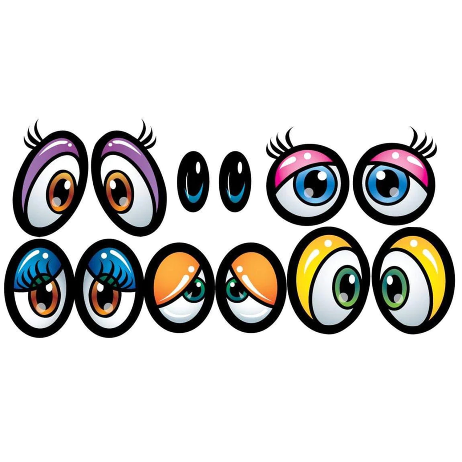 Color Eyes Stickers - Walmart.com