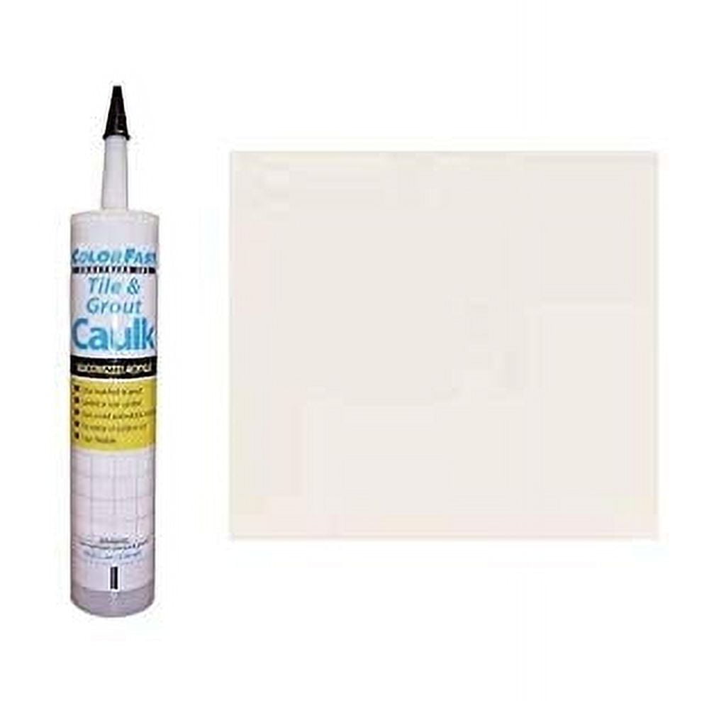 Color Fast Caulk Matched to (Bright White Unsanded) - Walmart.com