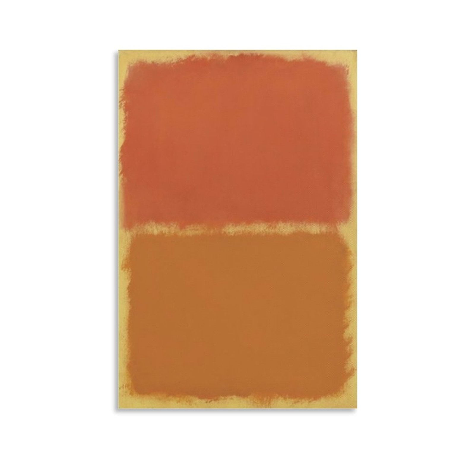 Color Field Painting Orange Red Orange by Mark Rothko Picture Print ...