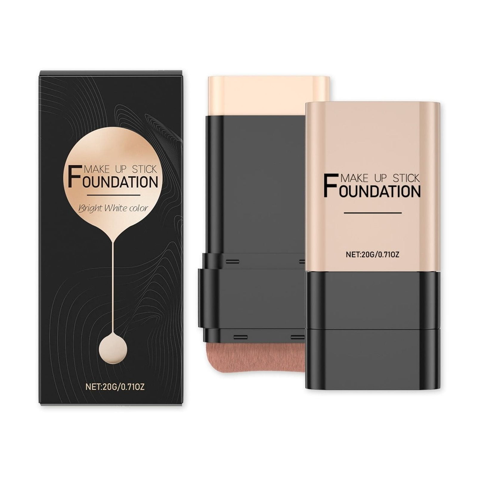 Color Foundation Stick Portable Concealer Face Moisturizing Light ...