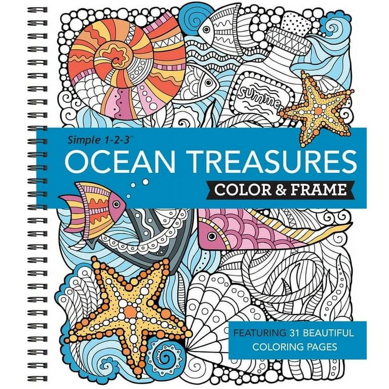 ocean scenes coloring book