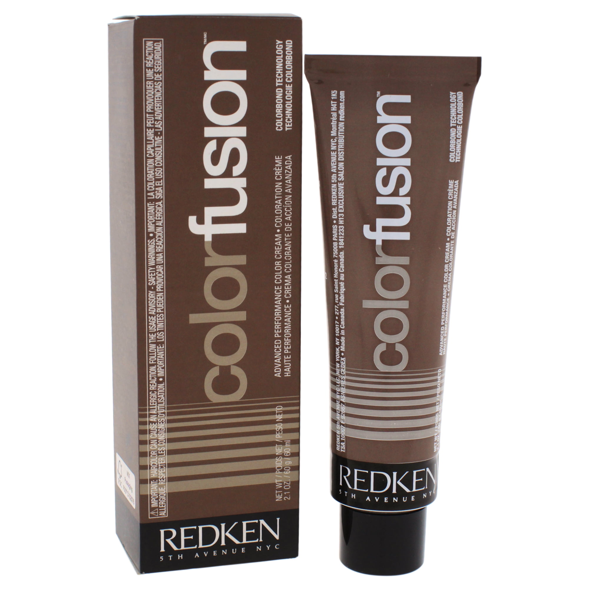 Redken Color Fusion Cream # 7Gb Gold/Beige, Unisex - 2.1 oz Permanent ...