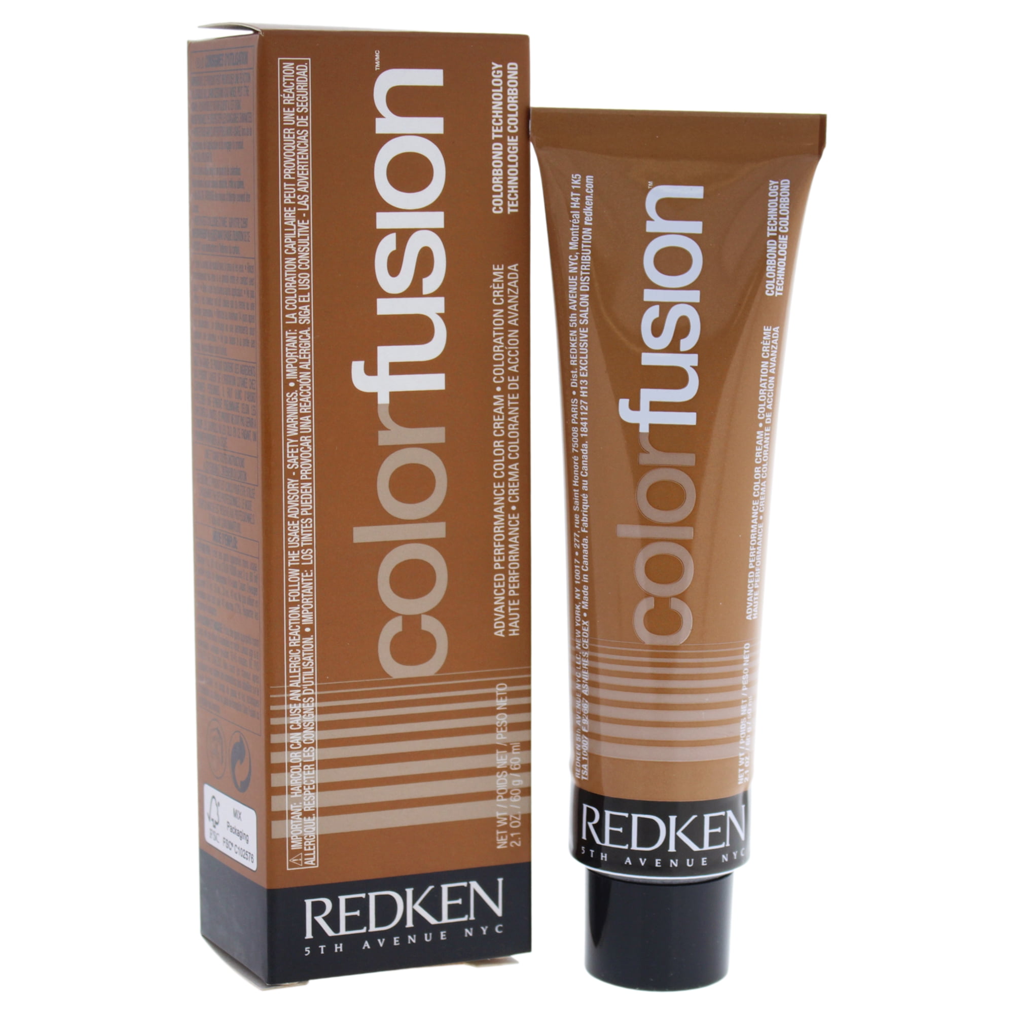 Color Fusion Hair Color 7Bc Brown/Copper - Redken Color - 3.00oz ...
