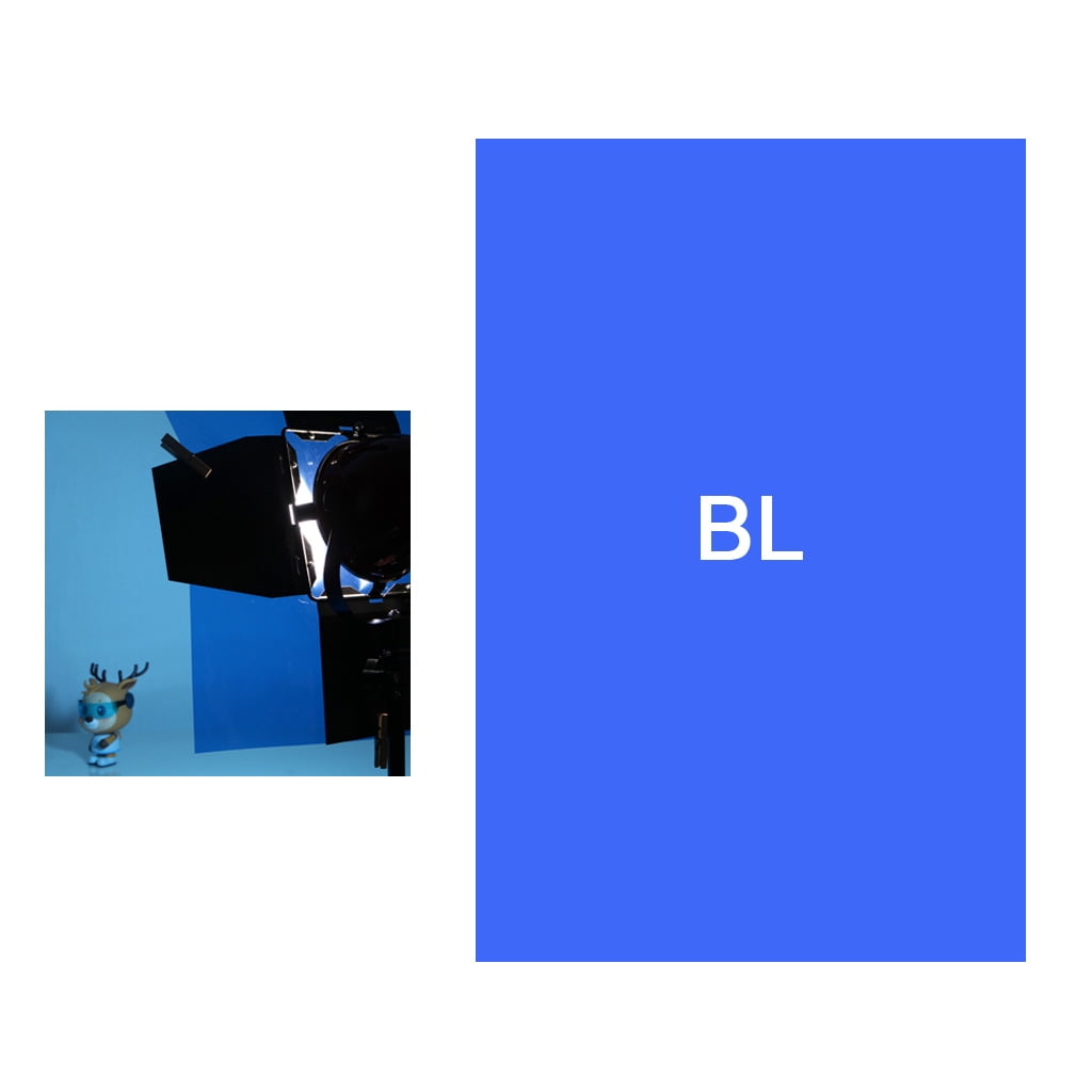 Color Gel Filter Film Gel Sheet for Video Light Studio Flash Strobe 6 ...