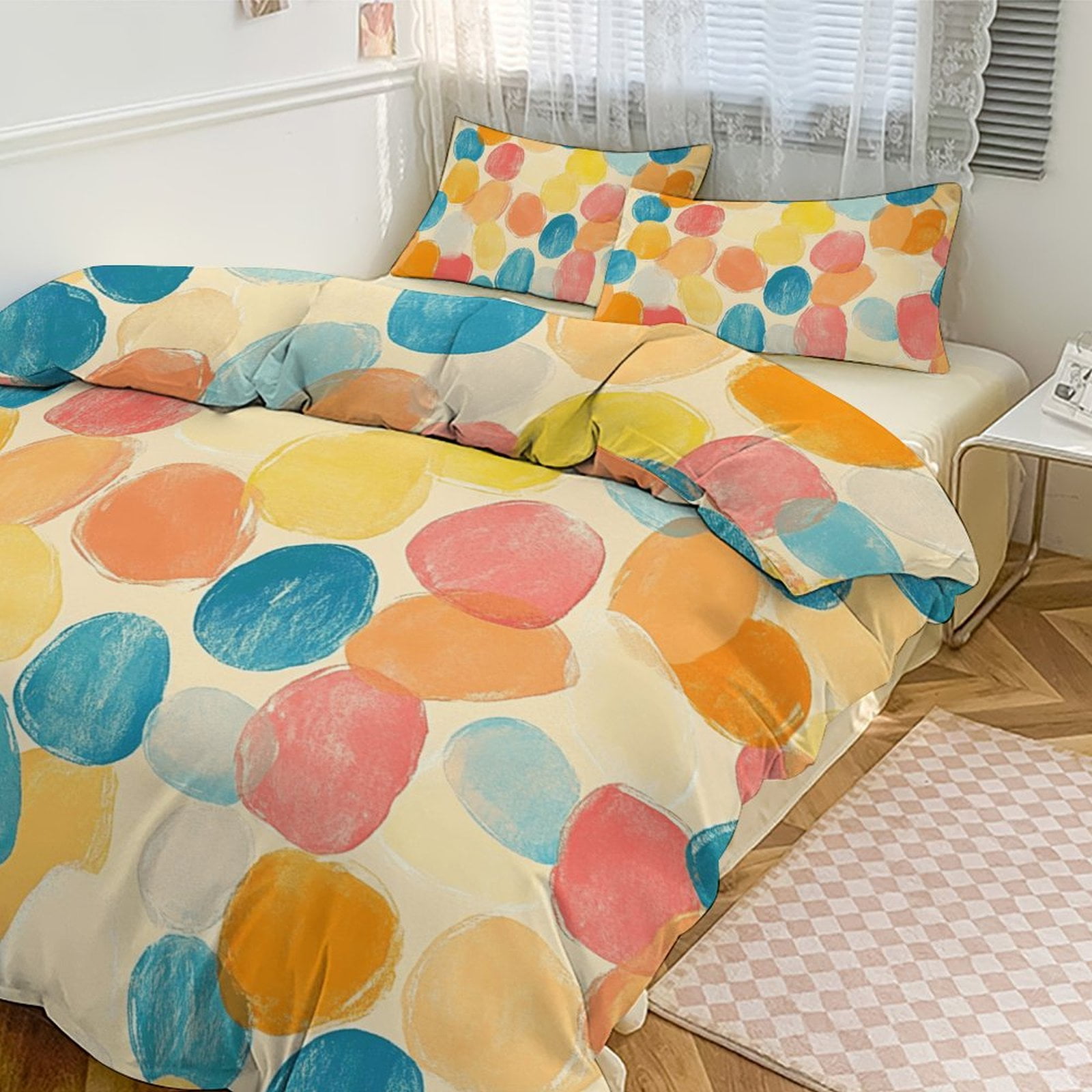 Color Geometry (31) 3D Duvet Cover Set Quilt Cover Theme of Kid Boy Girl for Bedroom Decoration ...