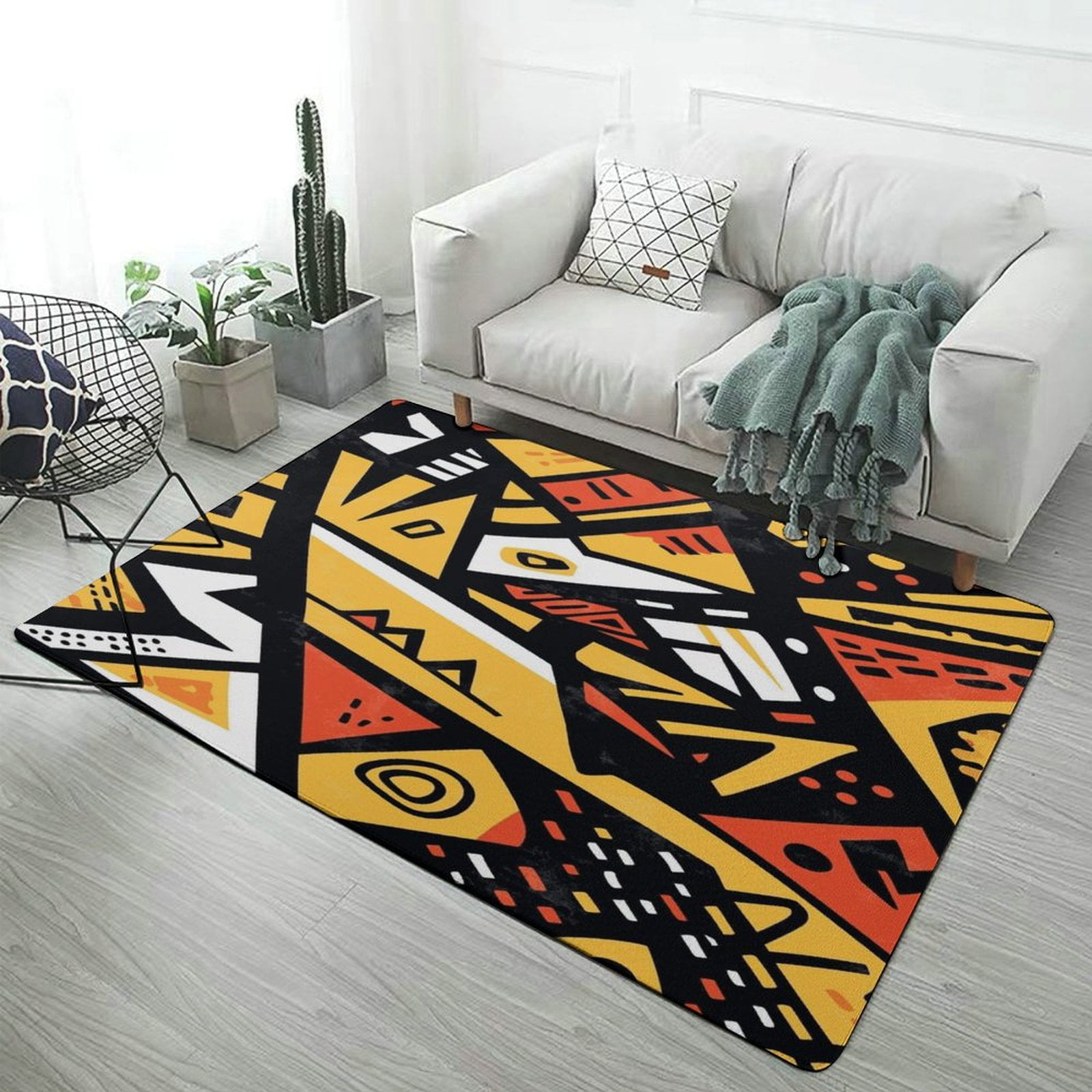 Color Geometry (37) Carpet Rug for Home Living Room Bedroom Sofa ...