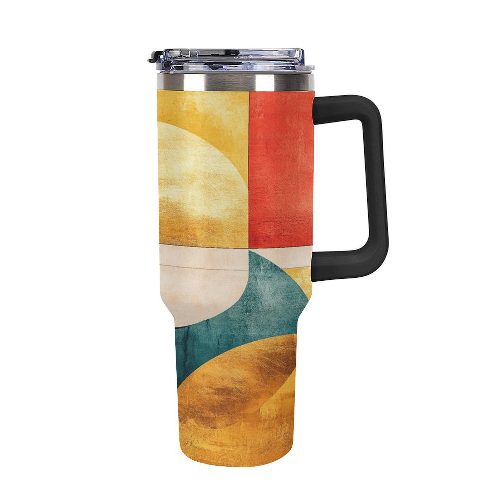 Color Geometry (46) 40oz Tumbler with Stainless Steel Insulated Coffee ...