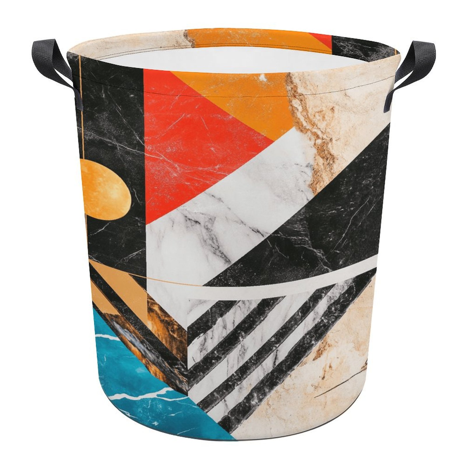Color Geometry (56) Print Foldable Laundry Basket for Clothes Storage ...
