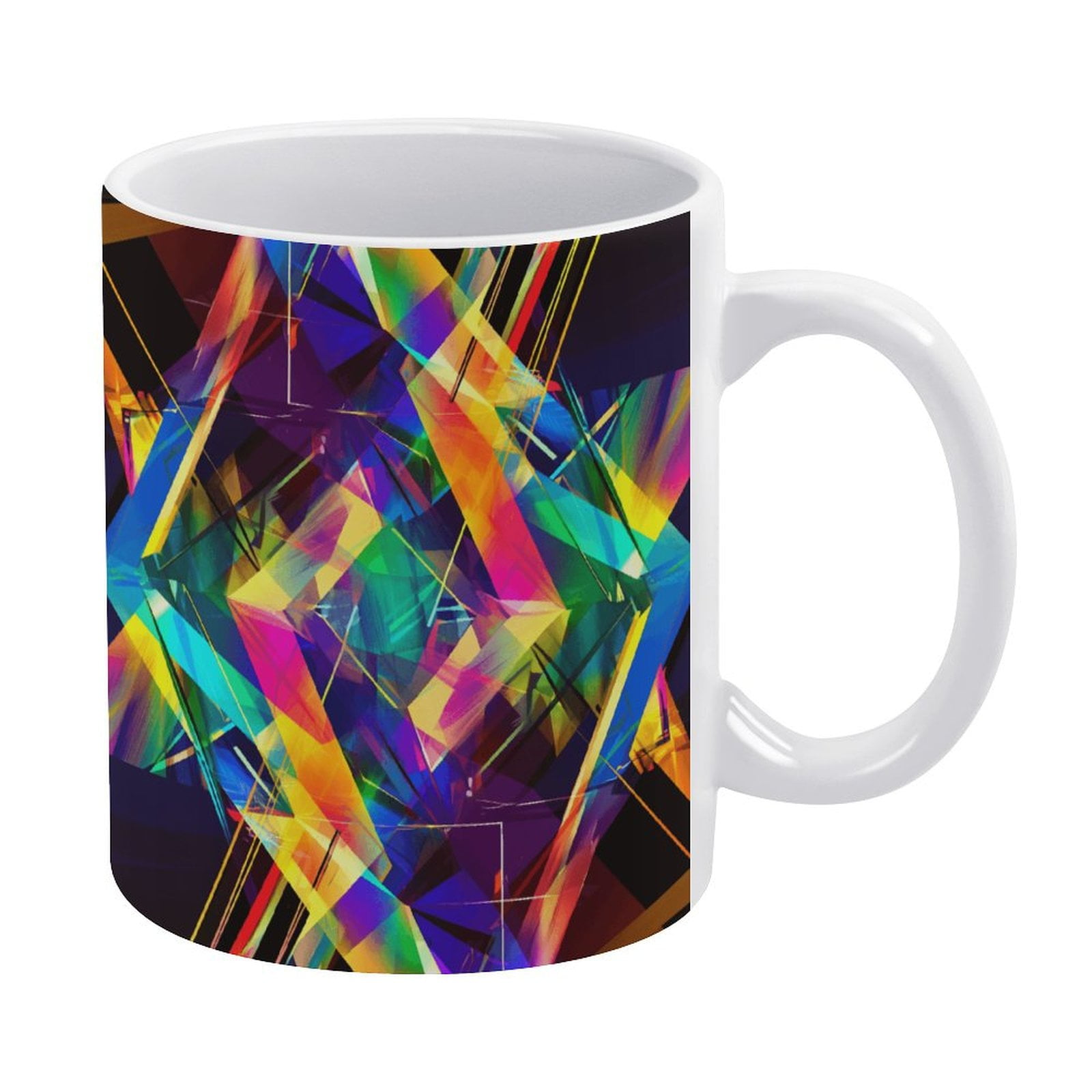 Color Geometry Fun Mugs Are Suitable As Birthday Gifts for Husbands ...