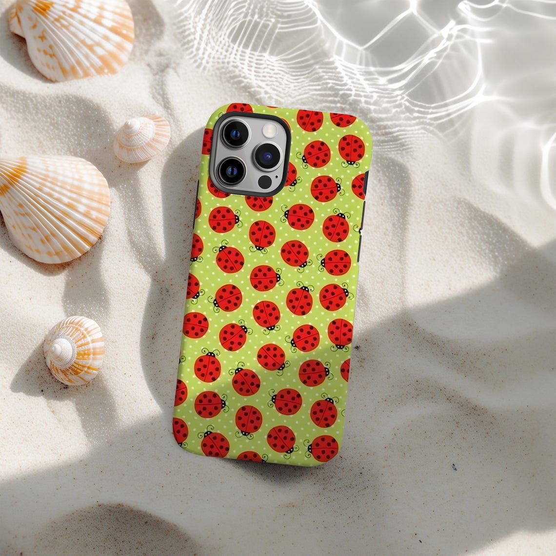 Color Geometry Polka Block Retro Chic Modern Pattern Design for iPhone ...