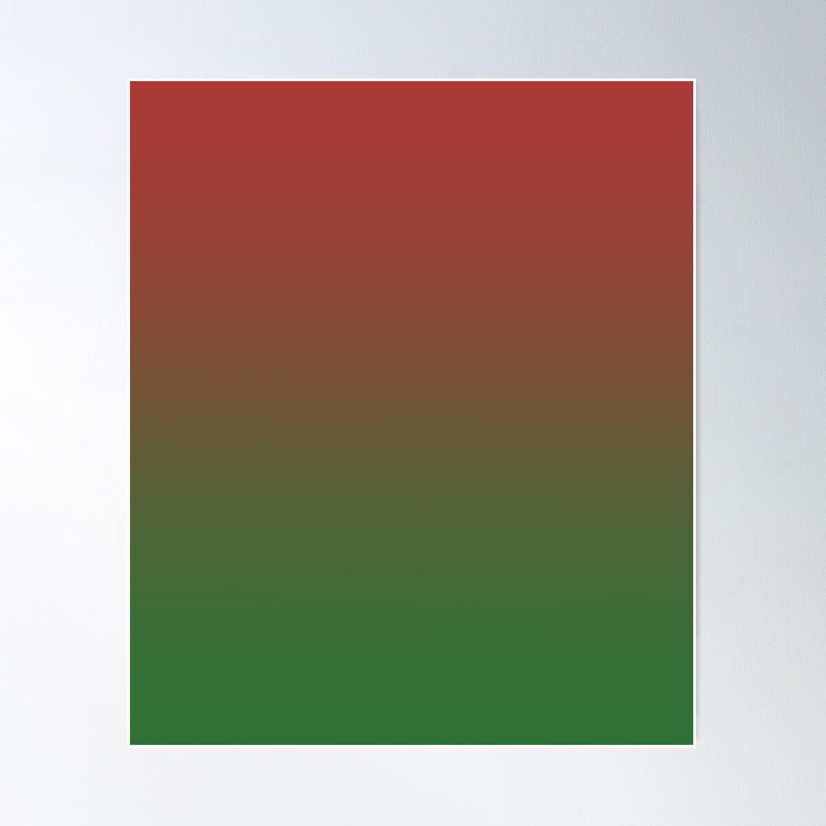 Color Gradient Design Red-Green Poster Wall Art, Modern Wall Decor For ...