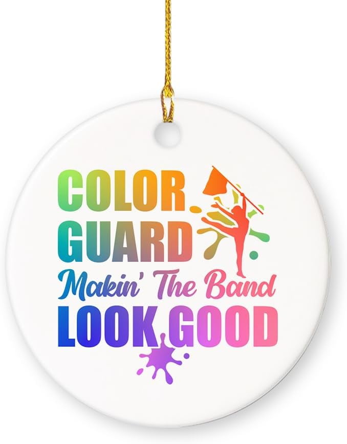 Color Guard Christmas Ornament – Making The Band Look Good Flag Design ...