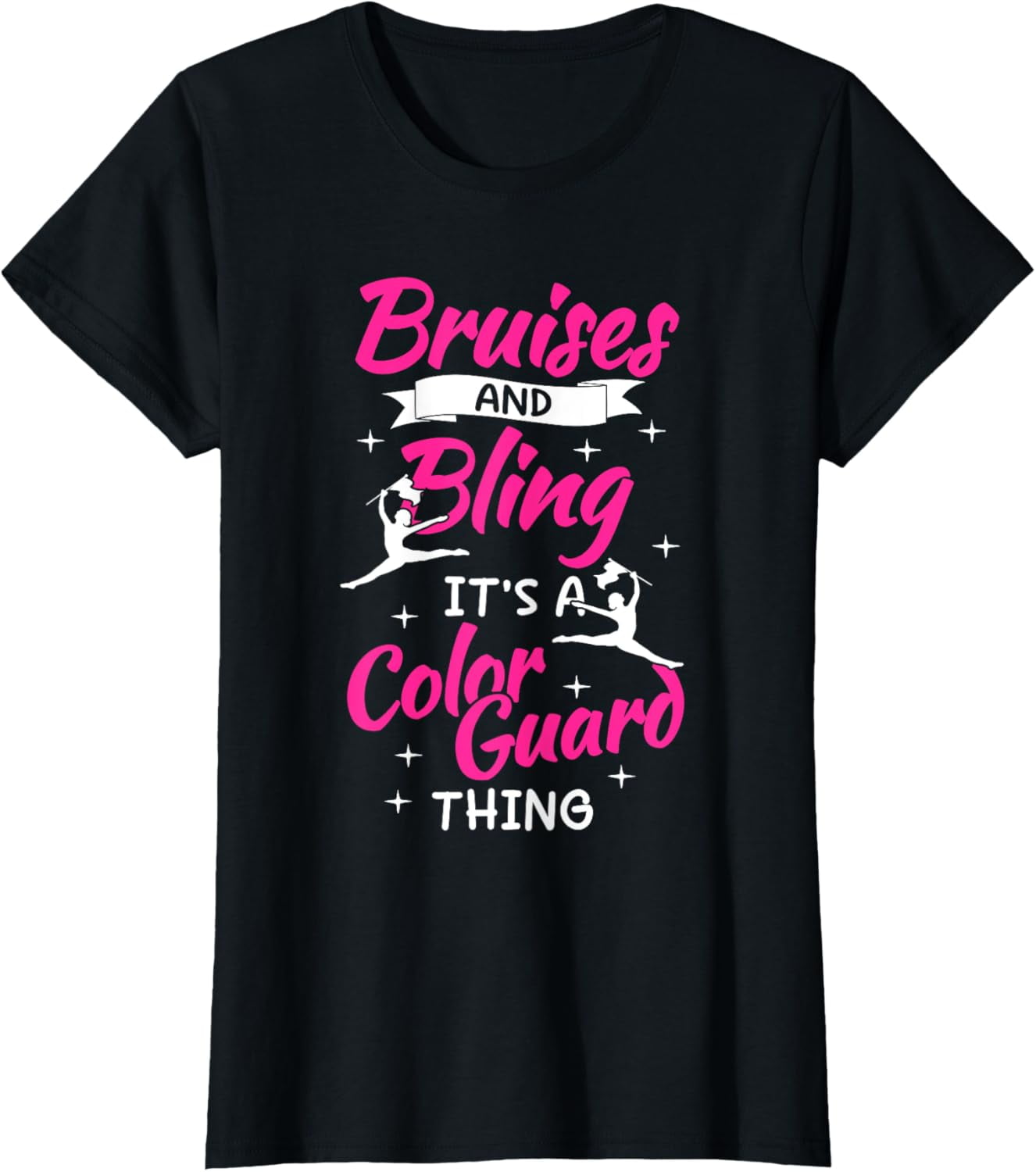 Color Guard Flag Spinning Marching Band Colorguard T-Shirt - Walmart.com