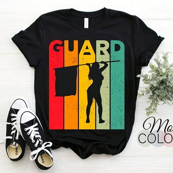 Color Guard Girl Vintage T-Shirt, Winter Guard, Permer Girls Gifts ...