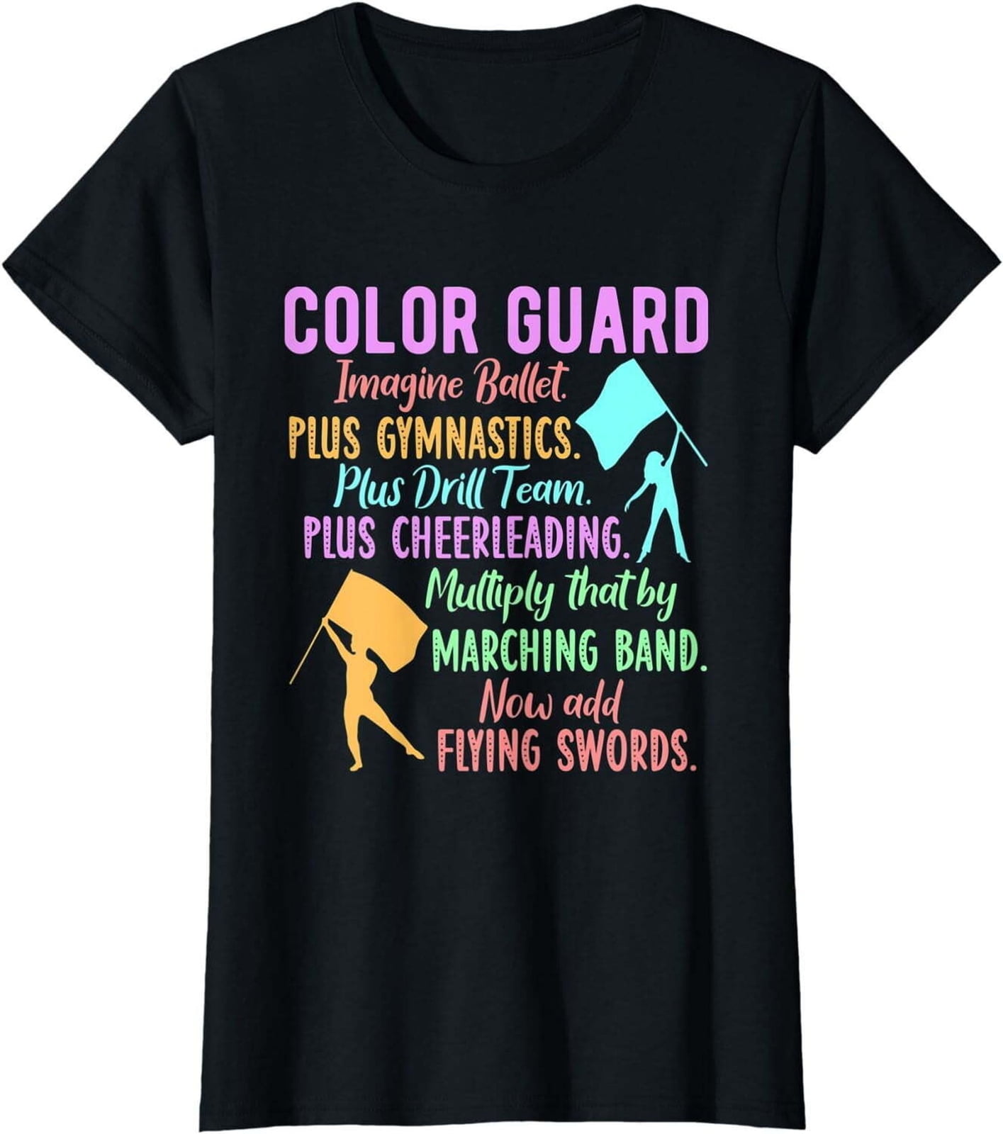 Color Guard Member Color Guard Team T-Shirt Women-- - Walmart.com