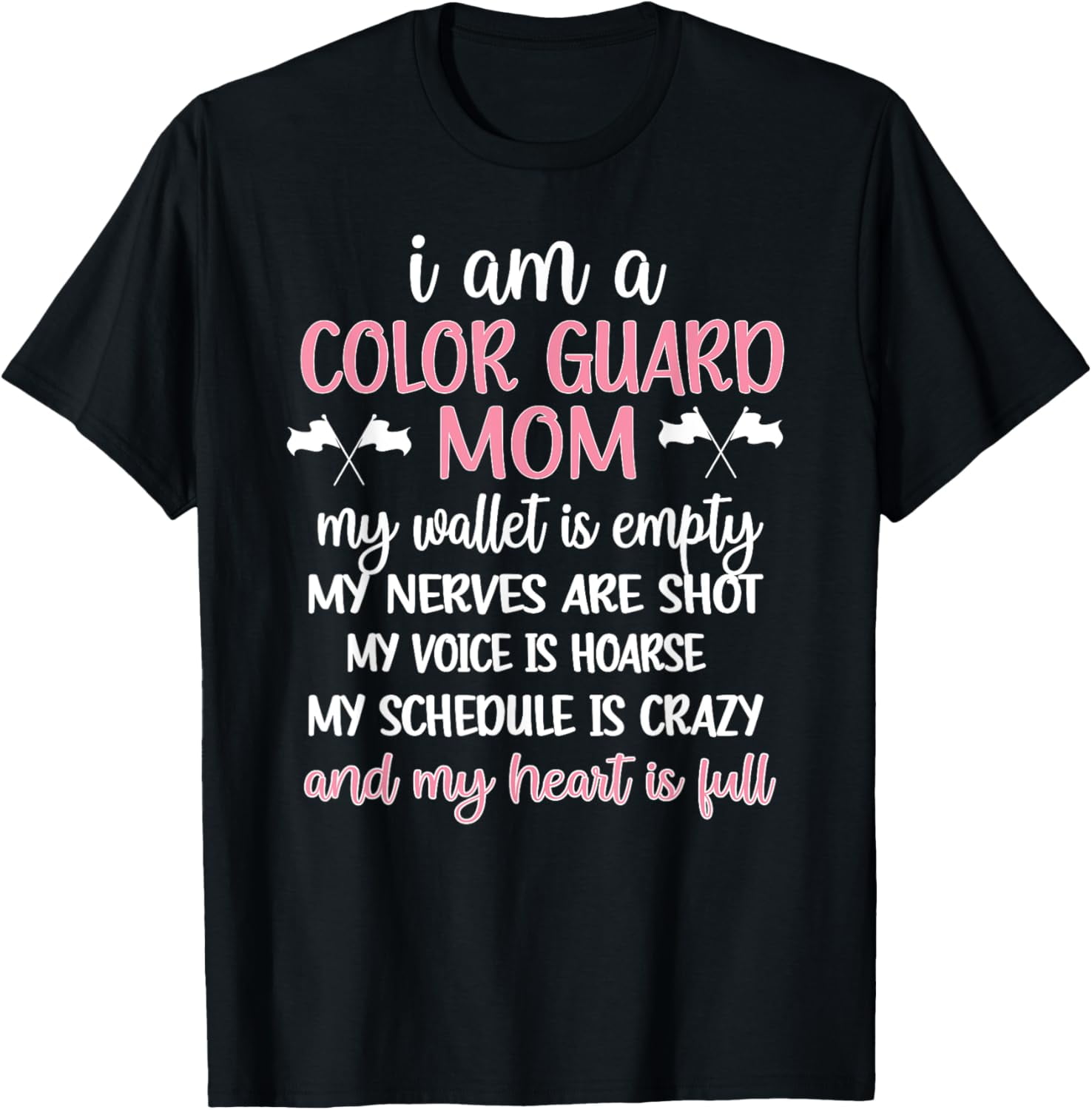 Color Guard Mom Of A Color Guard Member Mama T-Shirt - Walmart.com