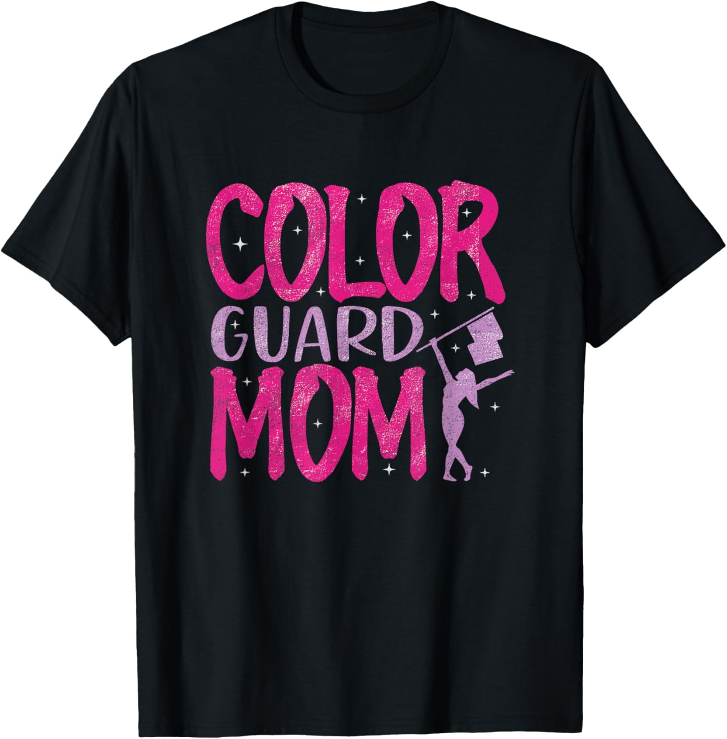Color Guard Mom Shirt Marching Band School Mommy Mother Tees T-Shirt ...