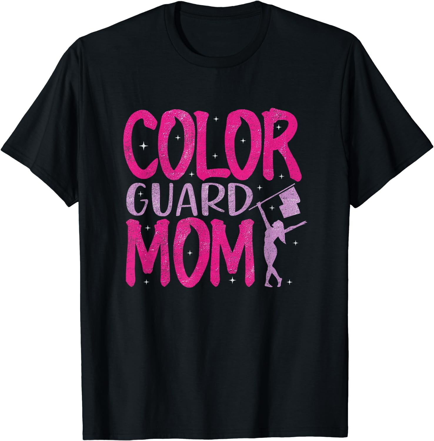 Color Guard Mom Shirt Marching Band School Mommy Mother Tees T-Shirt ...